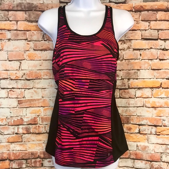 Danskin Now | Tops | 32 Danskin Now Multicolored Dri More Workout Tank ...